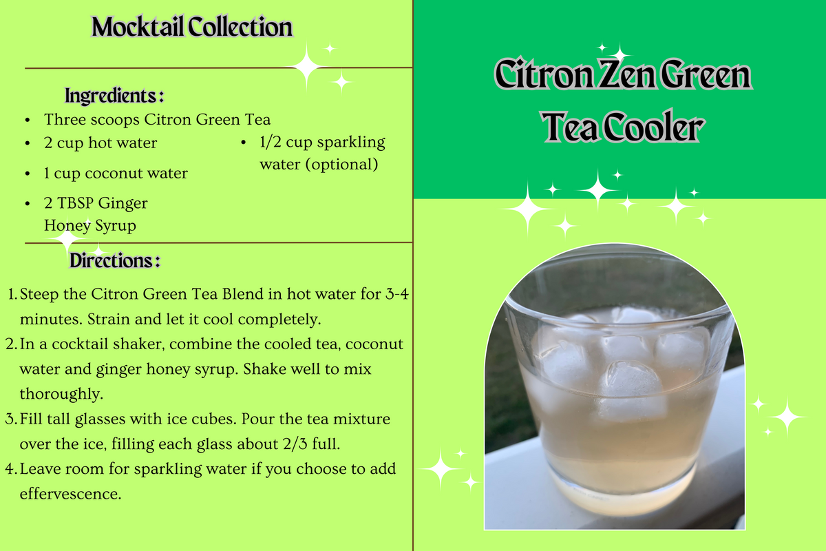 Citron Zen Green Tea Cooler | Howell's Standard
