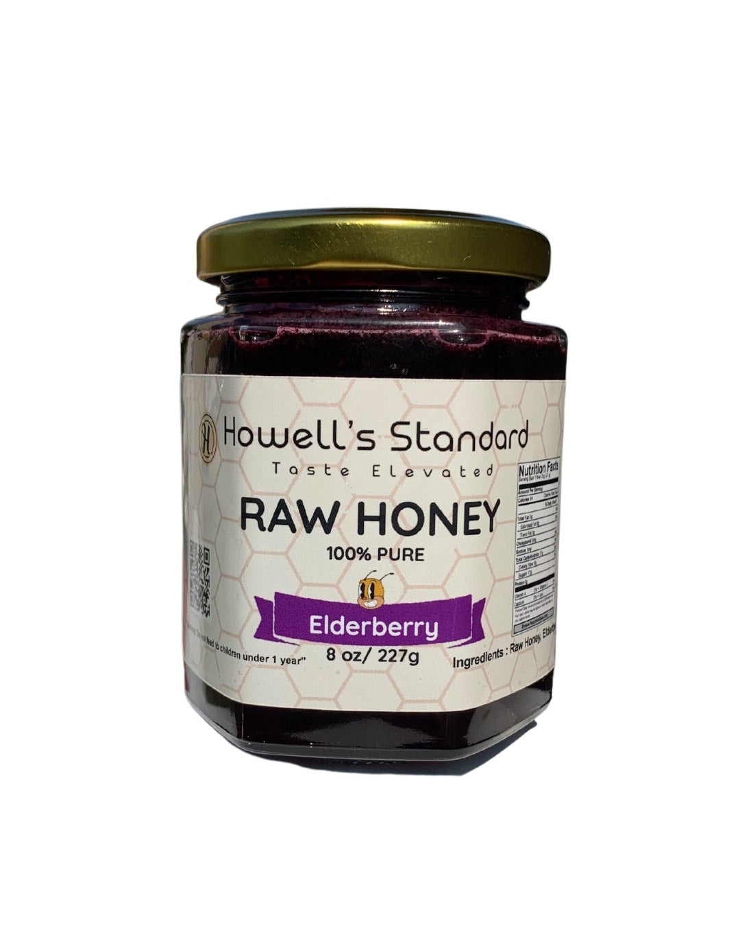 Elderberry Infused Raw Honey | Howell's Standard